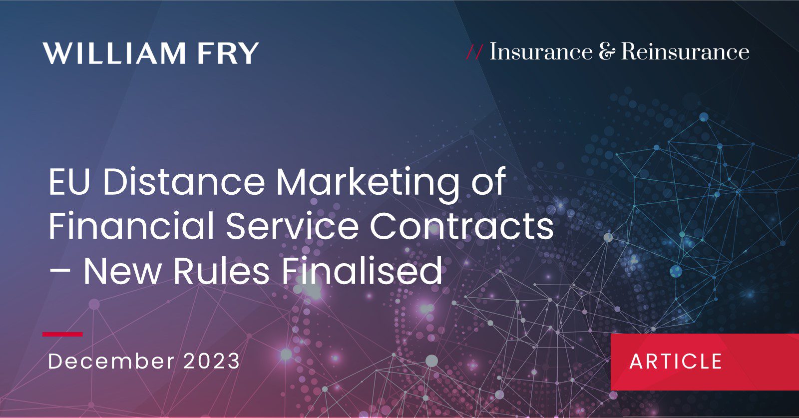 EU Distance Marketing of Financial Service Contracts – New Rules ...
